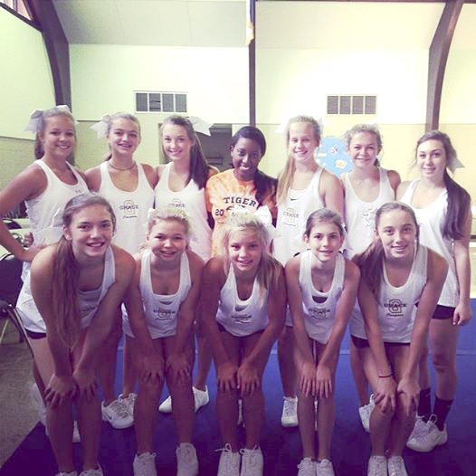 GCA cheerleaders flip through cheer camp - The Post-Searchlight | The ...