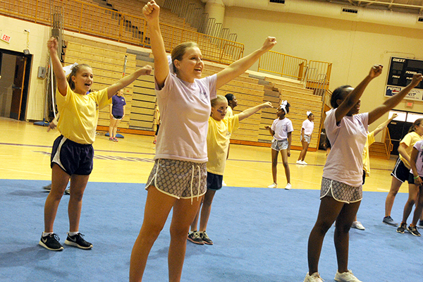 BHS cheer team hosts clinic for middle school cheerleaders | The Post ...