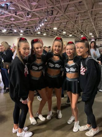 Bainbridge girls pump up crowd at competitive cheer competition in ...