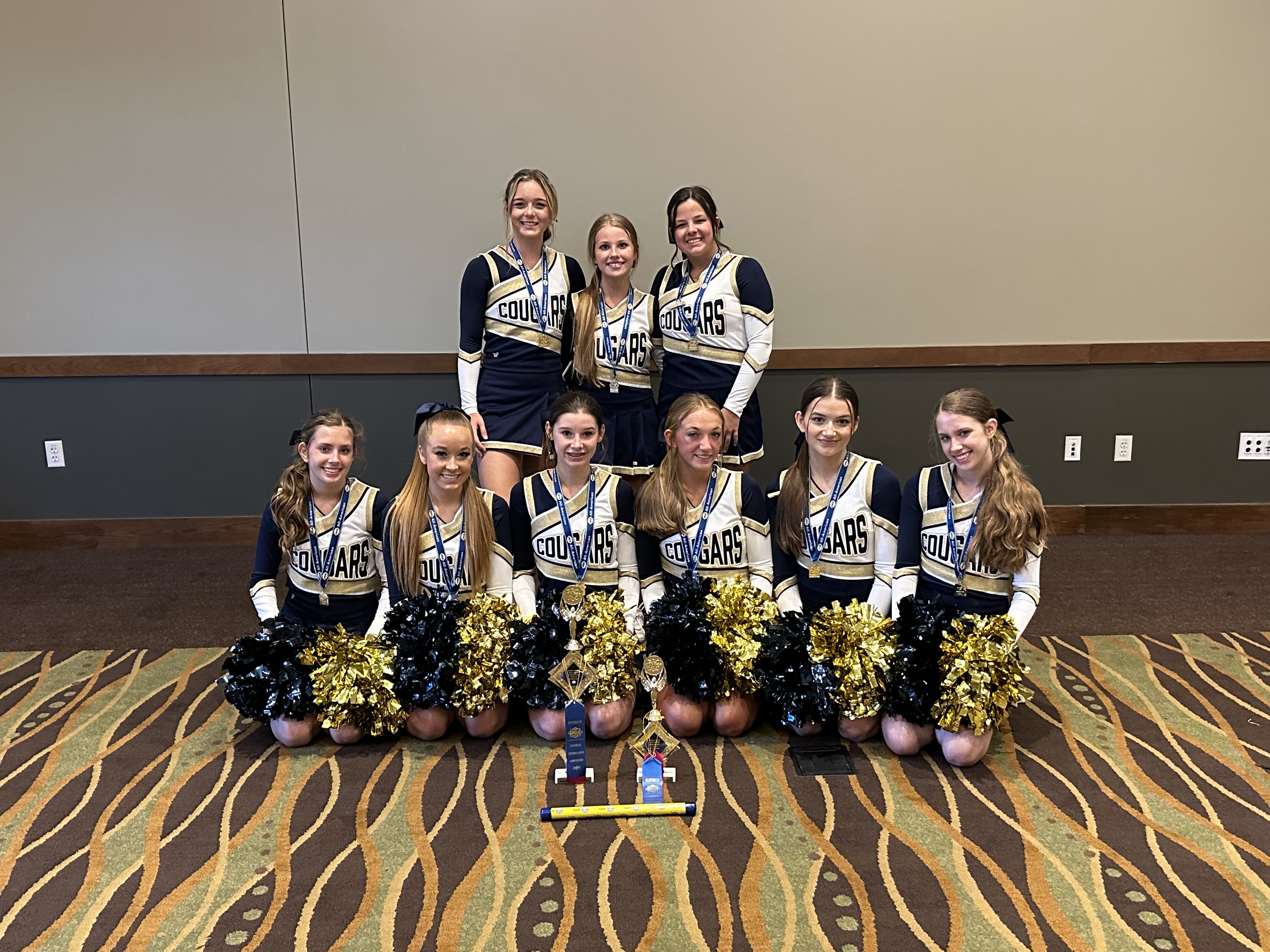 GCA Cougars cheerleaders attend cheer camp, 9 elected to All-American ...