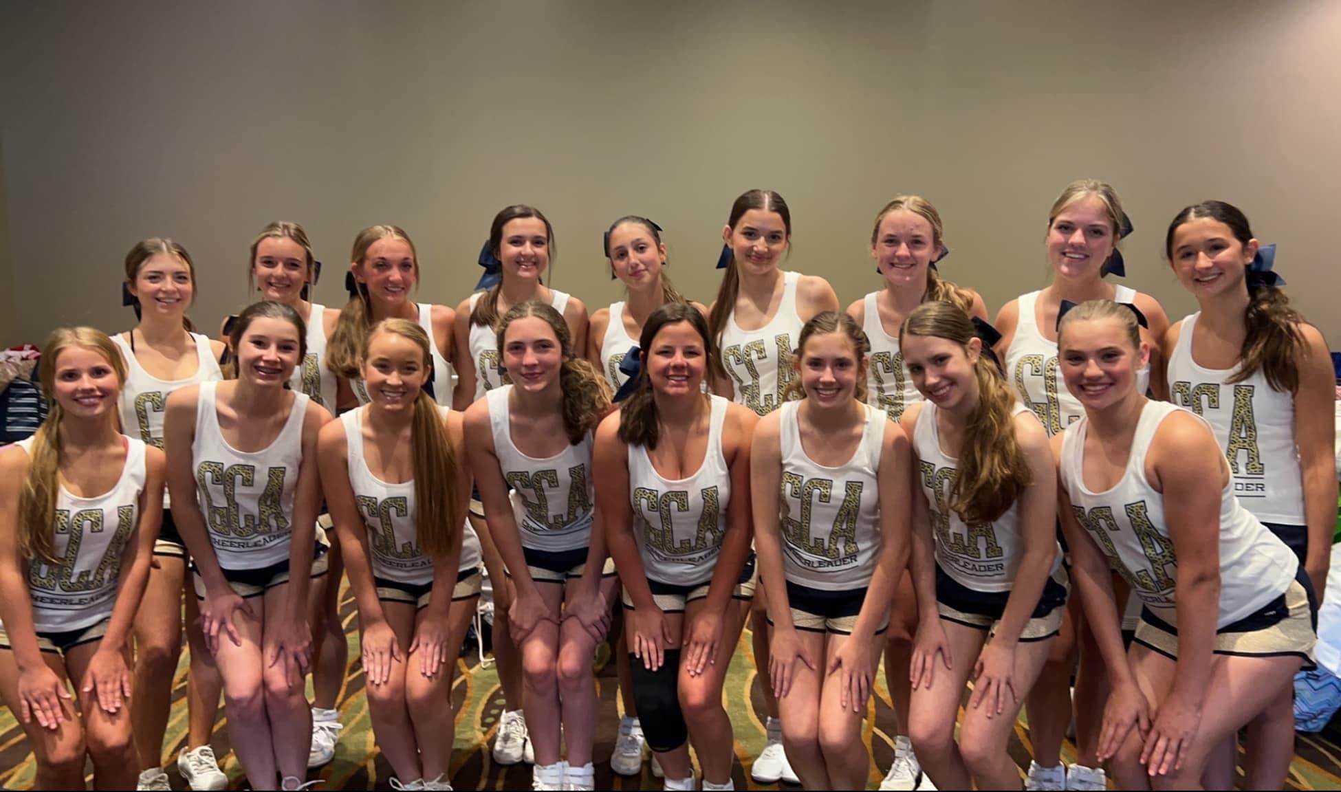 GCA Cougars cheerleaders attend cheer camp, 9 elected to All-American ...