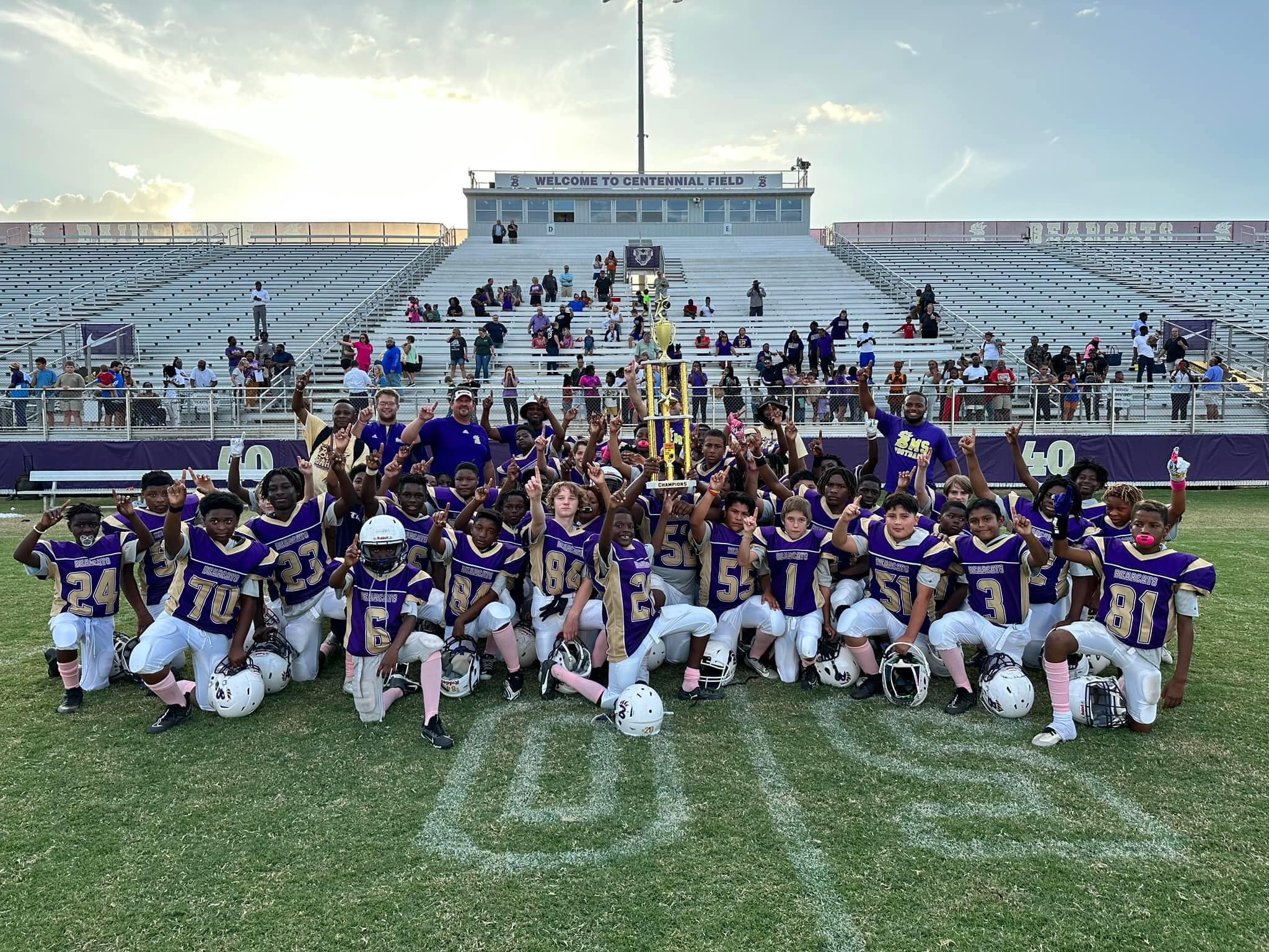 BMS 7th grade football team crowned region champions - The Post ...