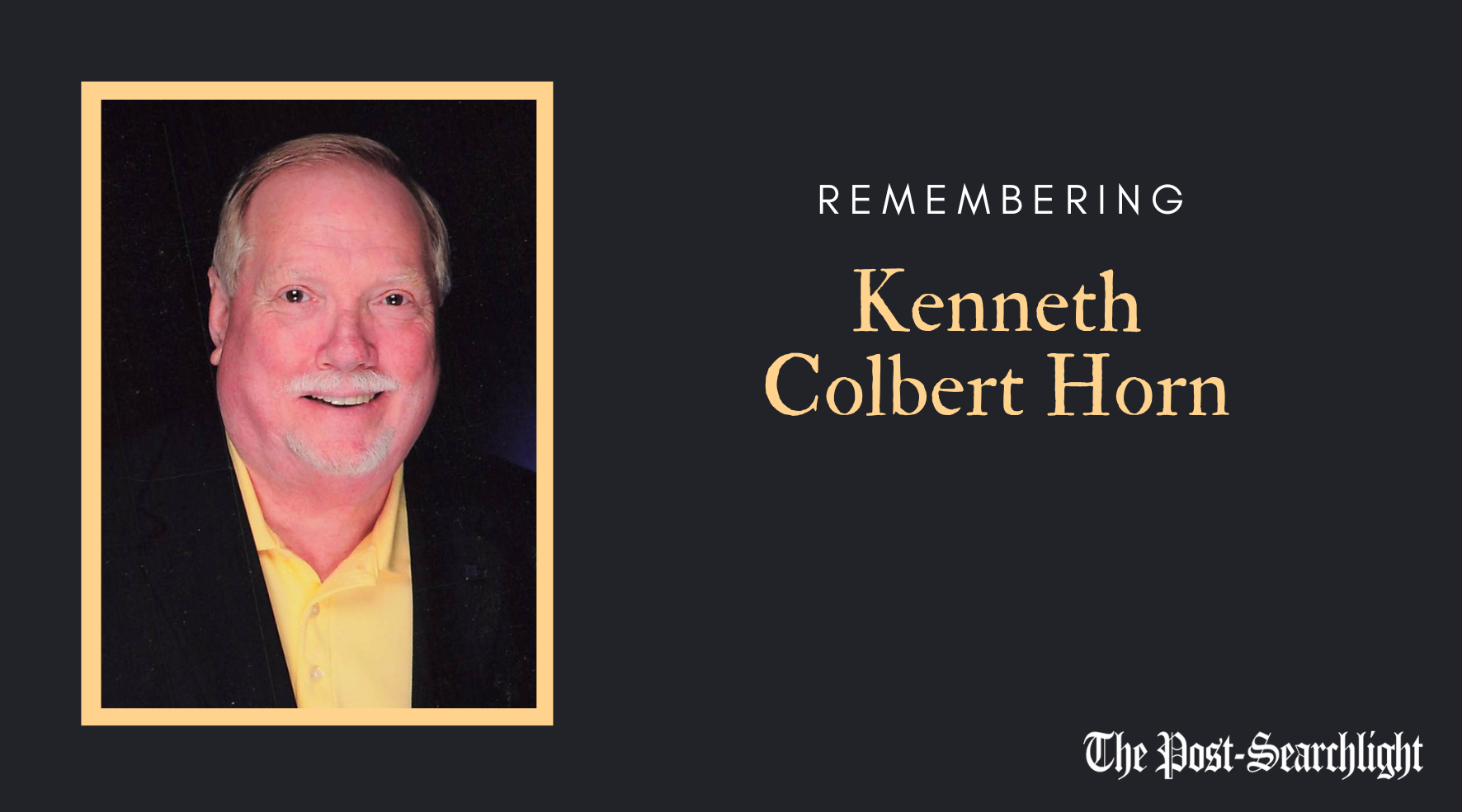 Kenneth Colbert Horn | The Post-Searchlight