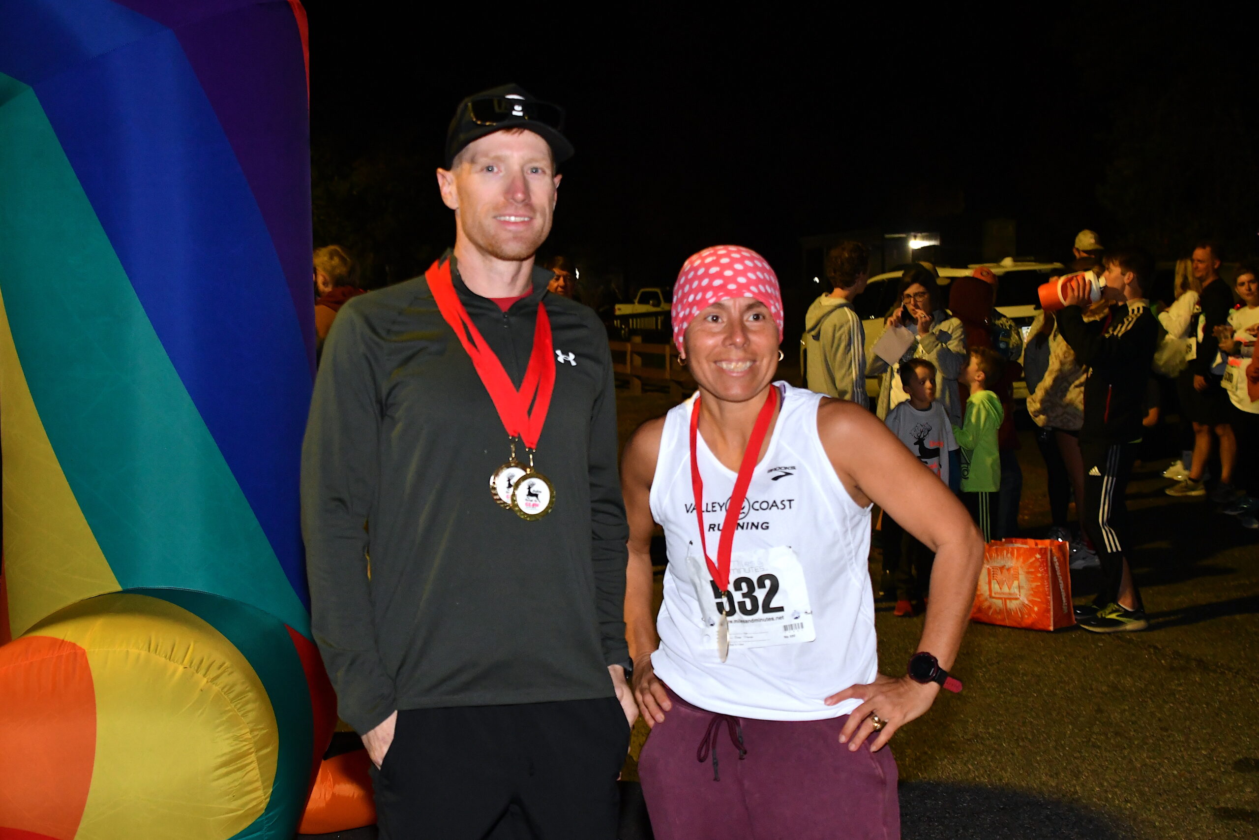 Runners brave weather for Dashing Through the Glow 5k and Fun Run | The ...