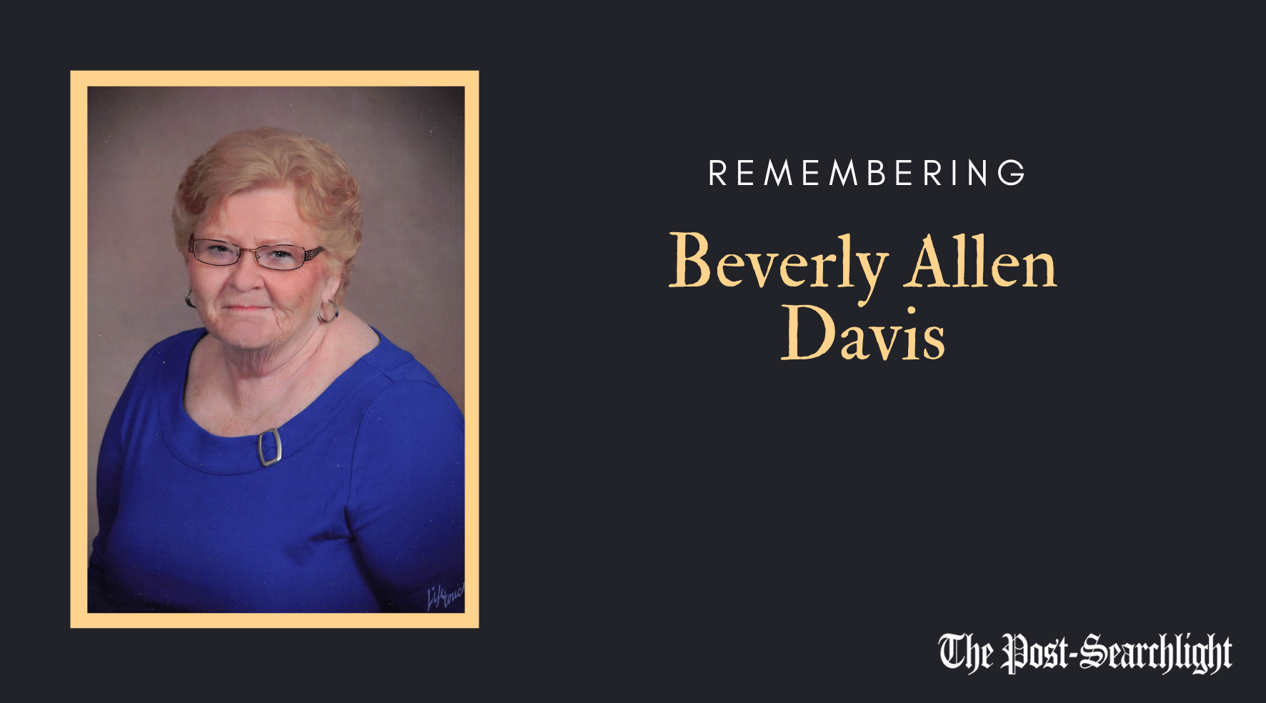 Beverly Allen Davis | The Post-Searchlight Beverly Allen Davis | The Post-Searchlight