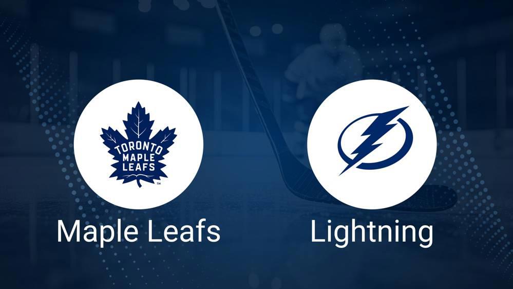 How to Pick the Maple Leafs vs. Lightning Game with Odds, Spread ...