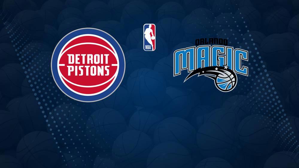 How to Watch the Pistons vs. Magic Game: Streaming & TV Channel Info ...